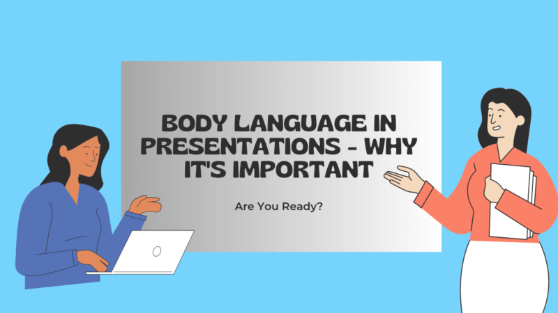 Tips For Effective Use Of Body Language When Making Presentations ...